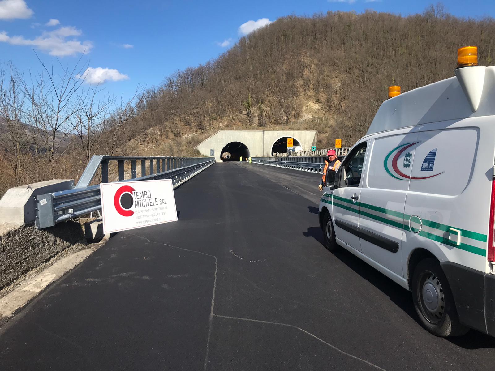 Autostrada A15 - km 43+500 aperto al traffico - Iembo S.p.a.
